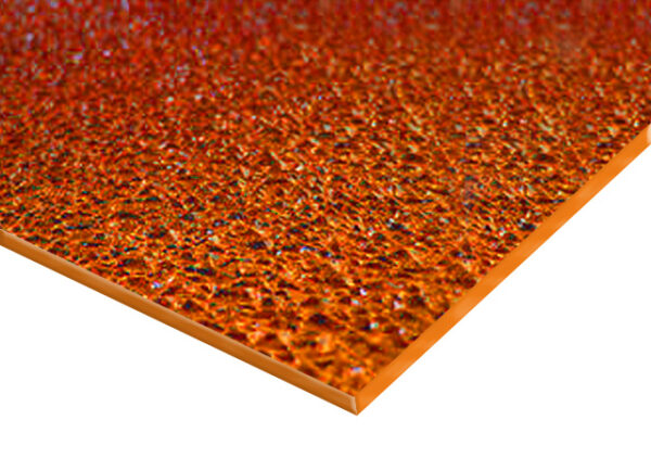 Textured Orange Polycarbonate Sheet - FBM Online Store